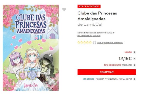 Clube das Princesas Amaldiçoadas, de LambCat